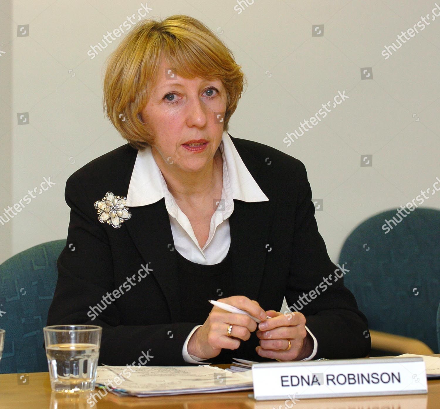 Edna Robinson Chief Executive Trafford Nhs Editorial Stock Photo ...