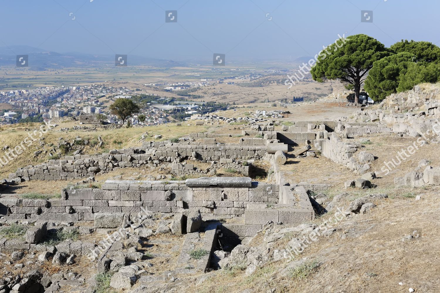 Ruins Ancient City Pergamon Pergamum Town Editorial Stock Photo - Stock ...
