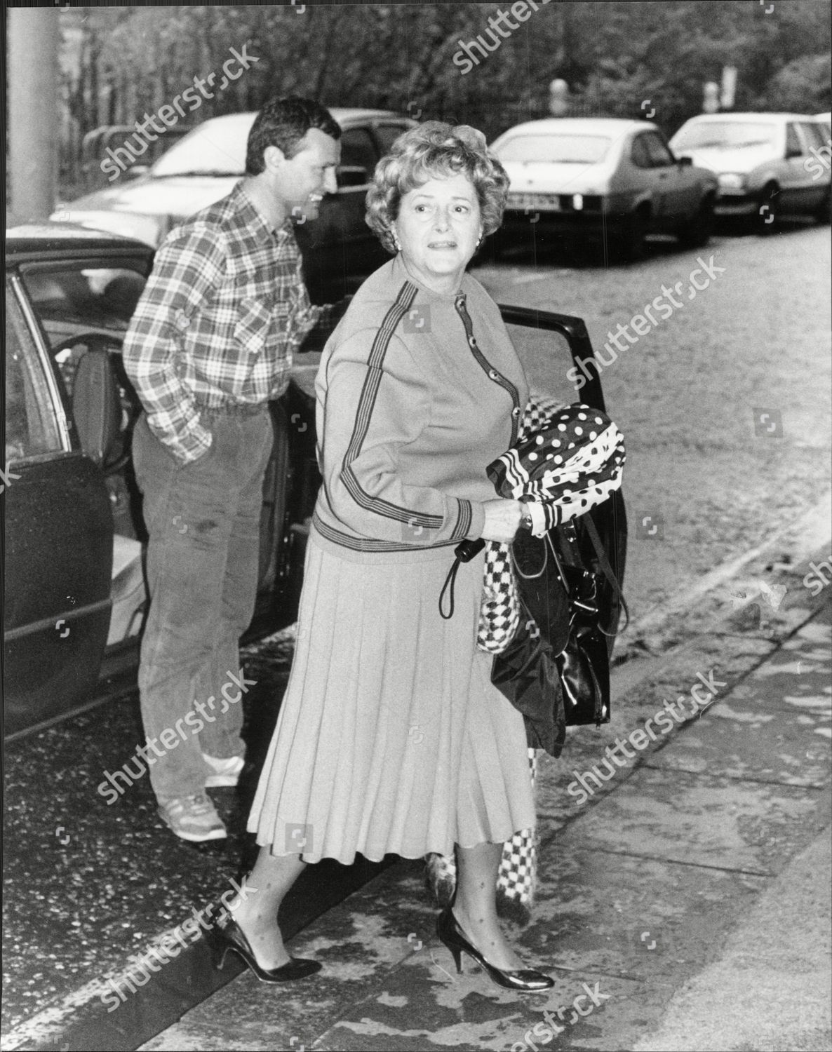 Cynthia Payne Madam Politician Arriving Woman Editorial Stock Photo ...