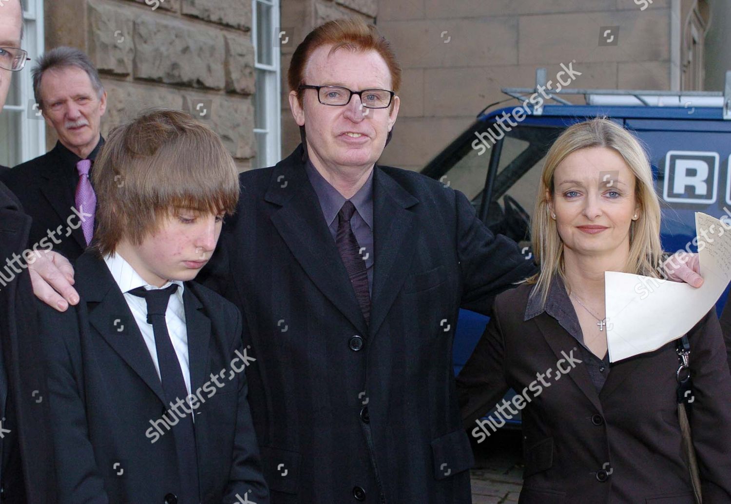 Mike Mccartney Wife Rowena Son Sonny Editorial Stock Photo - Stock ...