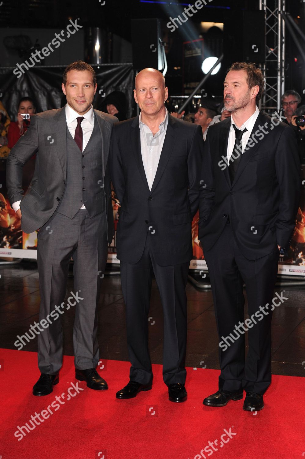 Jai Courtney Bruce Willis Sebastian Koch Editorial Stock Photo - Stock ...