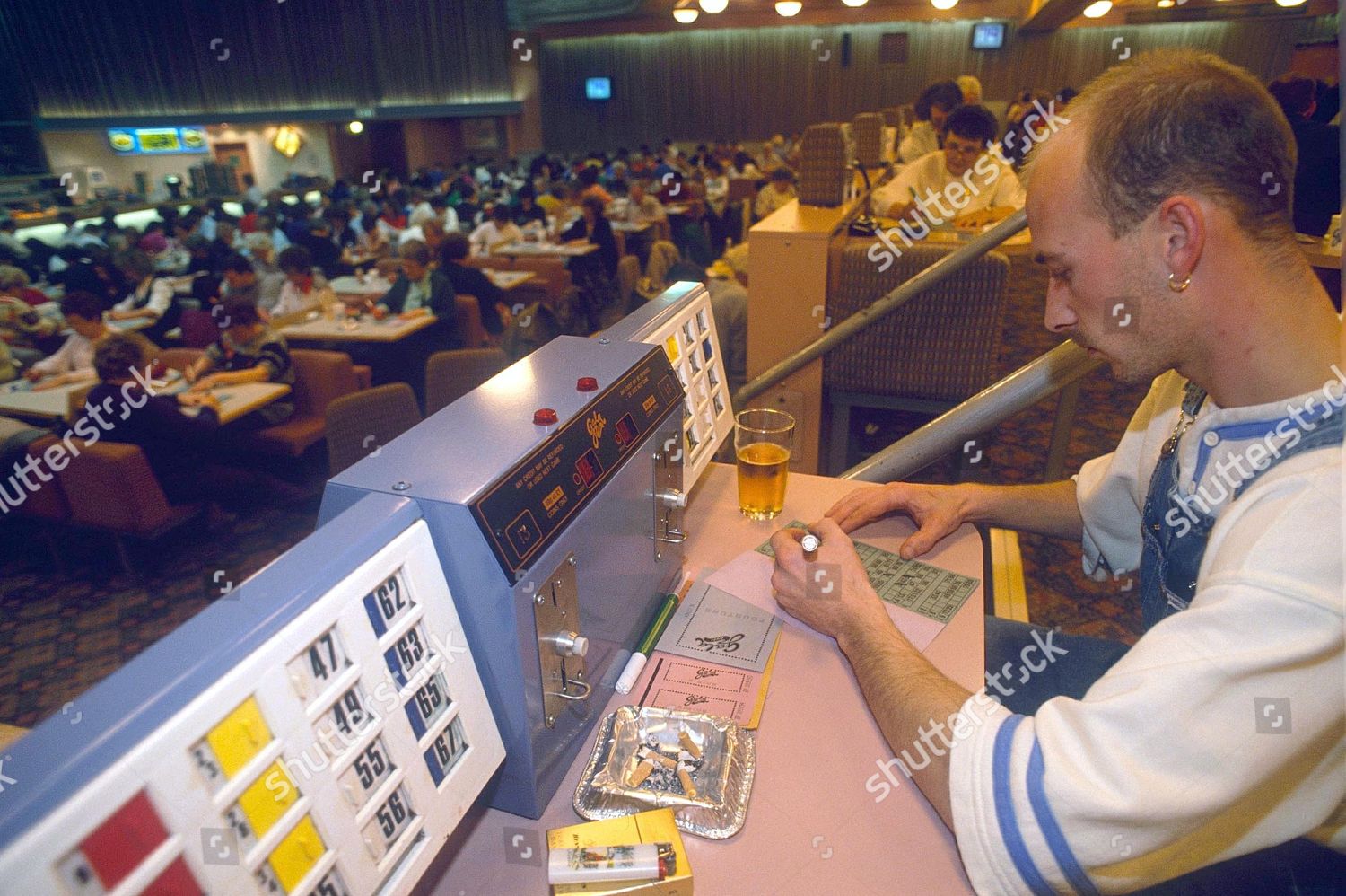 Man Playing Bingo Editorial Stock Photo - Stock Image | Shutterstock