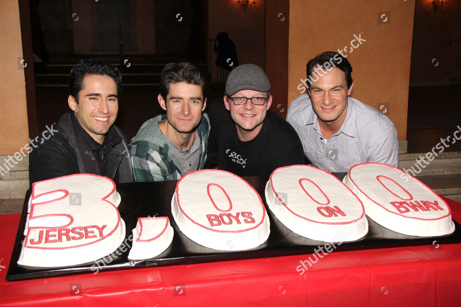 John Lloyd Young Drew Gehling Jeremy Editorial Stock Photo - Stock ...