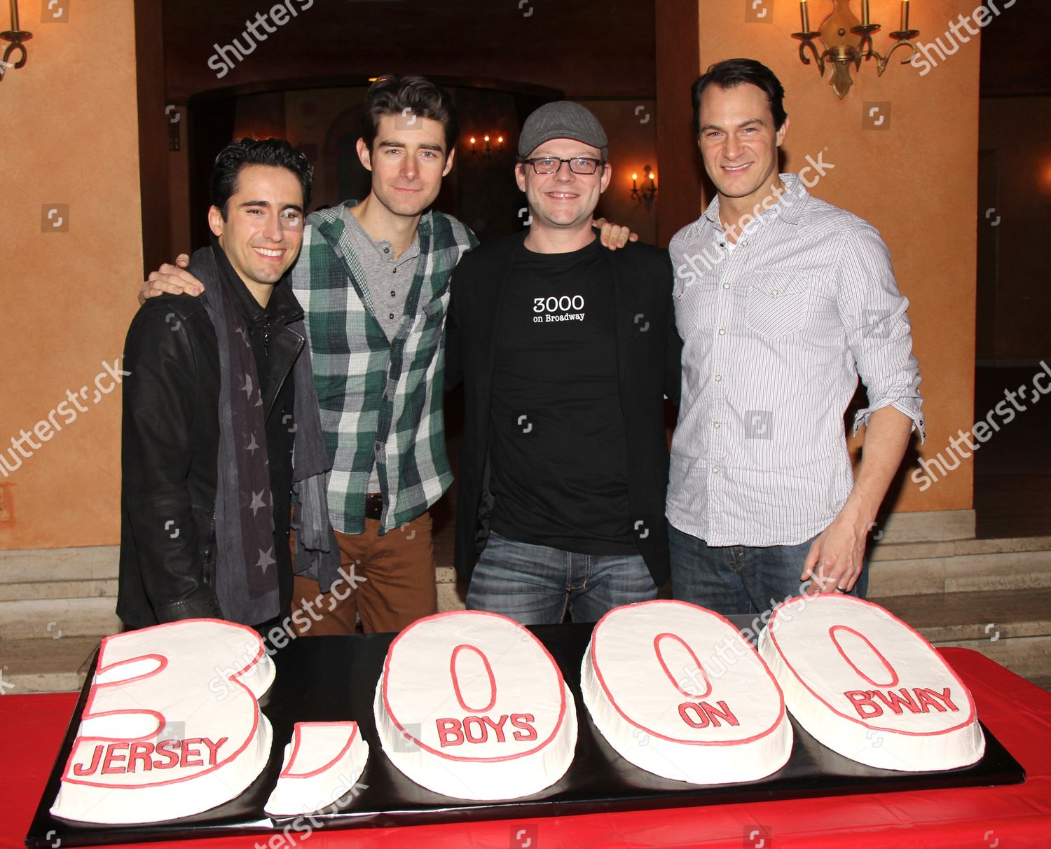 John Lloyd Young Drew Gehling Jeremy Editorial Stock Photo - Stock ...