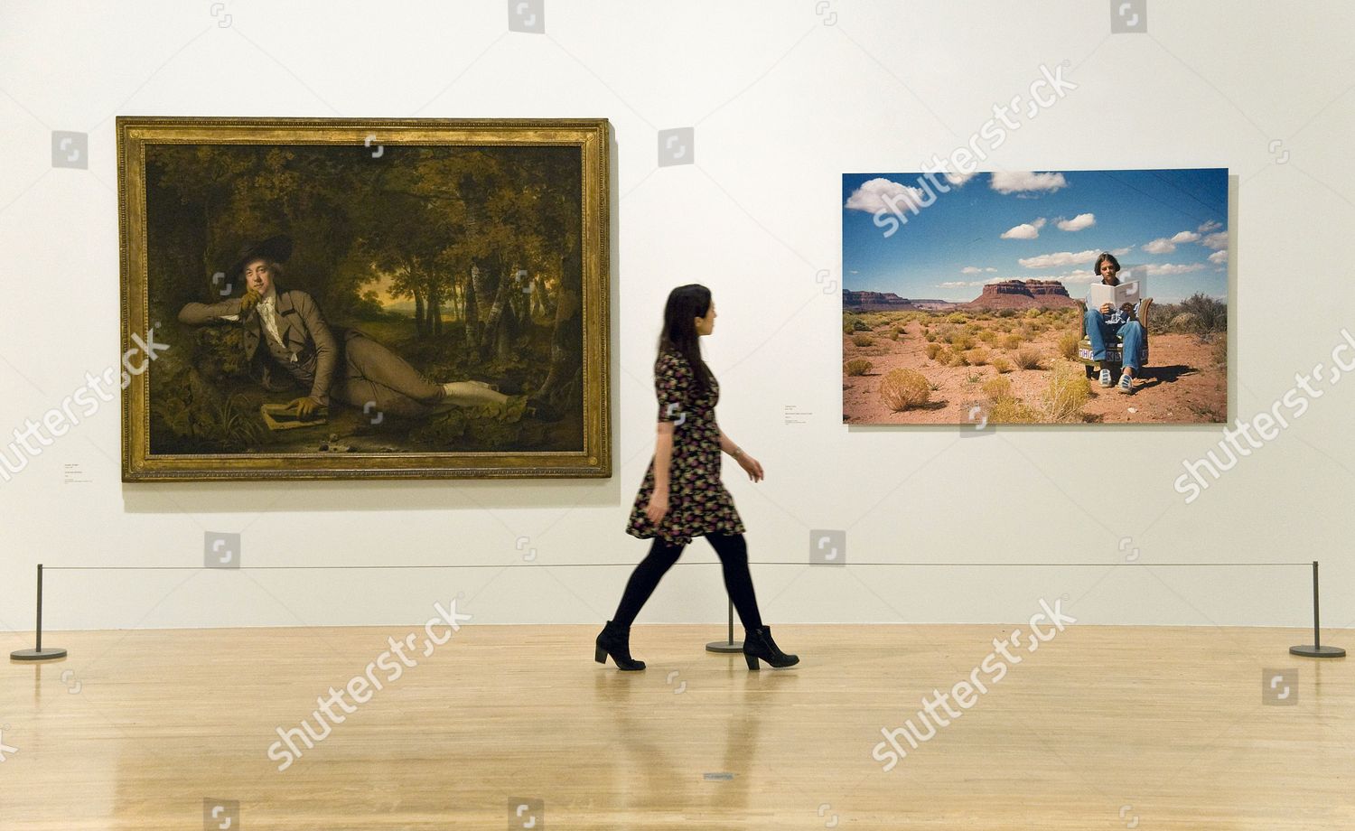 Lr Painting Sir Brooke Boothby 1781 Editorial Stock Photo - Stock Image ...