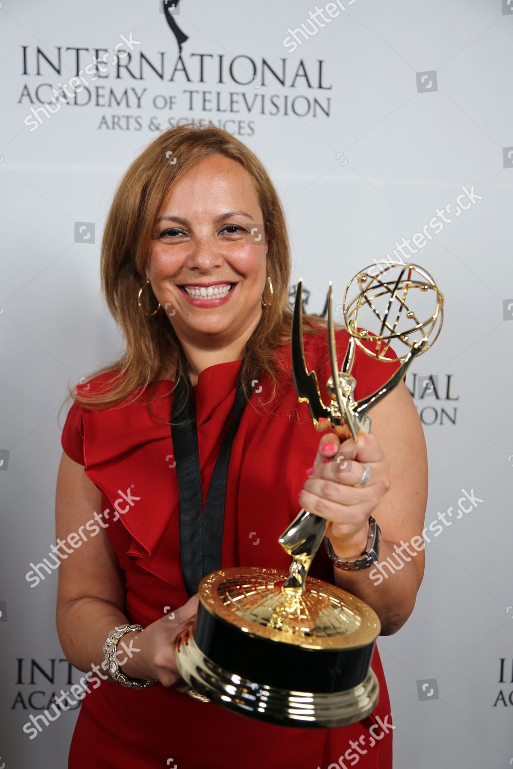 Argentinian Winner Cecilia Mendonca Holds Her Editorial Stock Photo ...