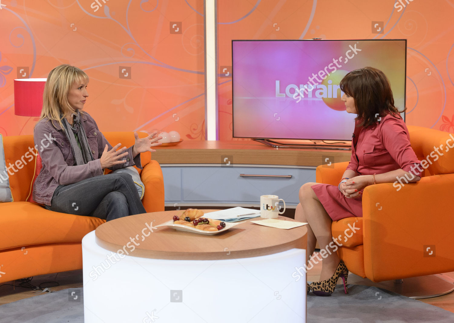 Michaela Strachan Lorraine Kelly Editorial Stock Photo - Stock Image ...