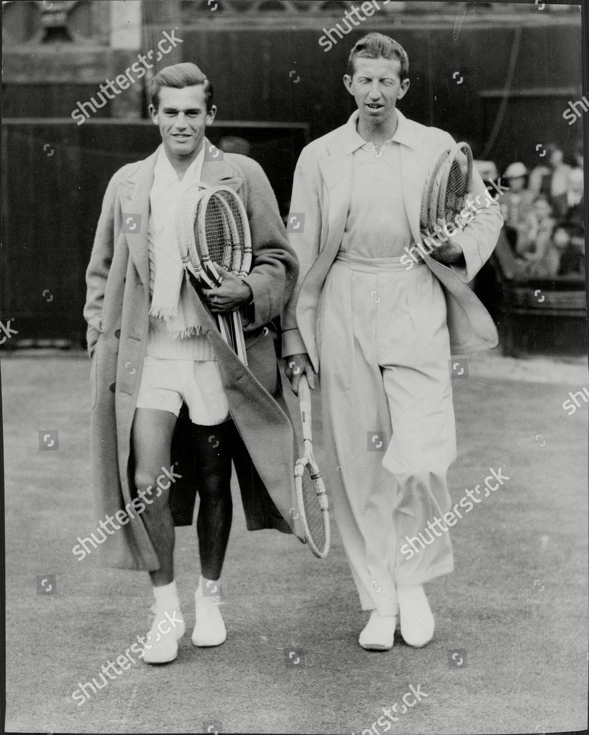 Tennis Players Frank Parker Donald Budge Editorial Stock Photo - Stock ...