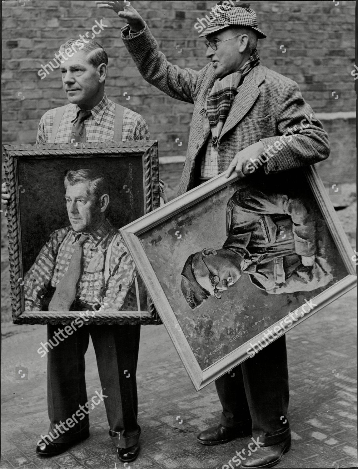 Artist Albert Perry Right William Shilton Editorial Stock Photo - Stock ...