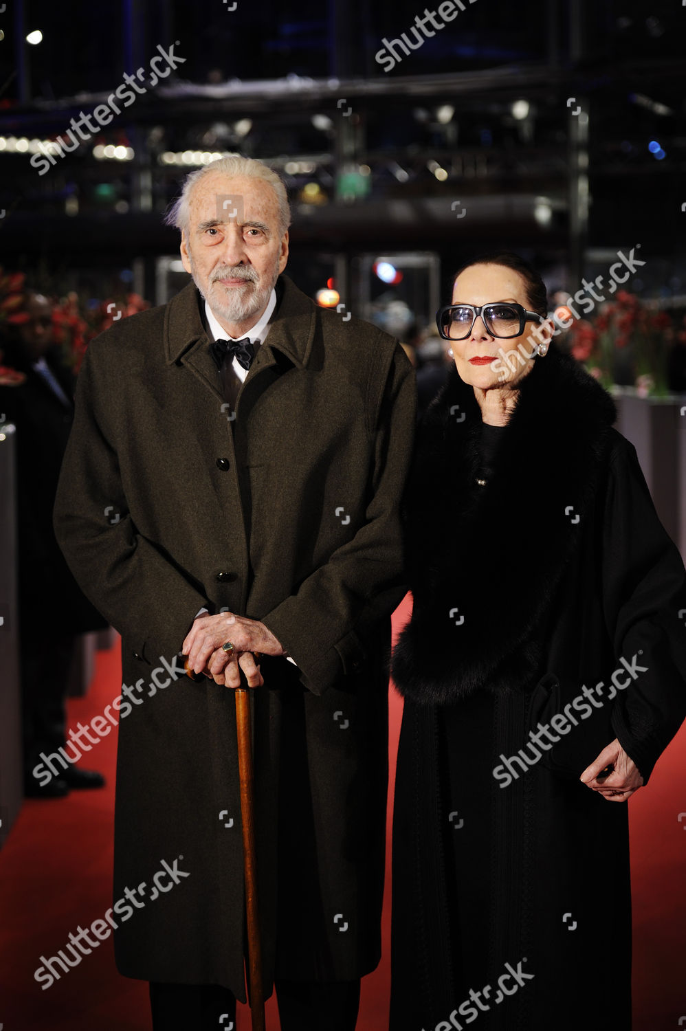 Christopher Lee Birgit Kroencke Editorial Stock Photo - Stock Image ...