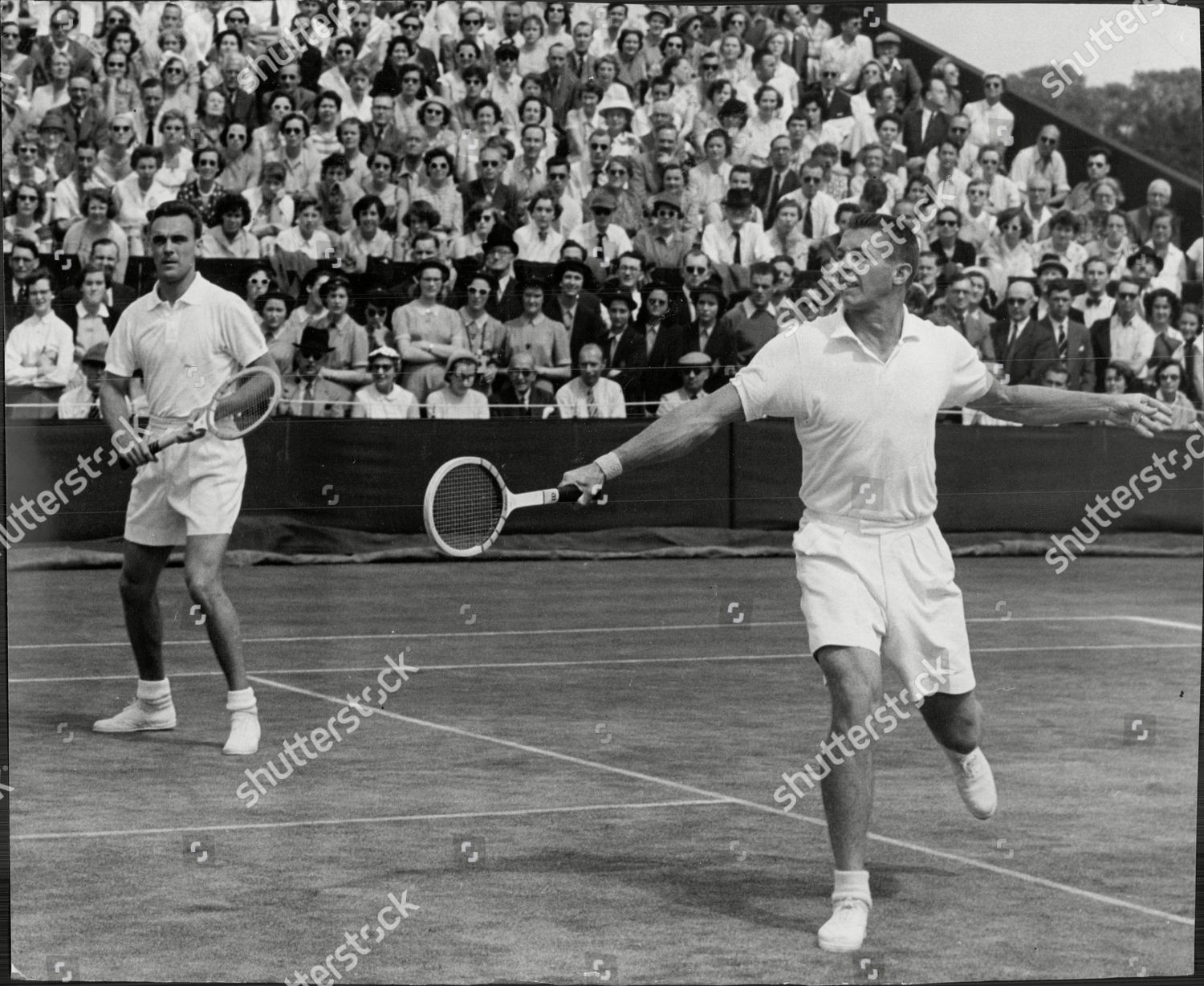 Vic Seixas Tony Trabert V Pickard Editorial Stock Photo - Stock Image ...