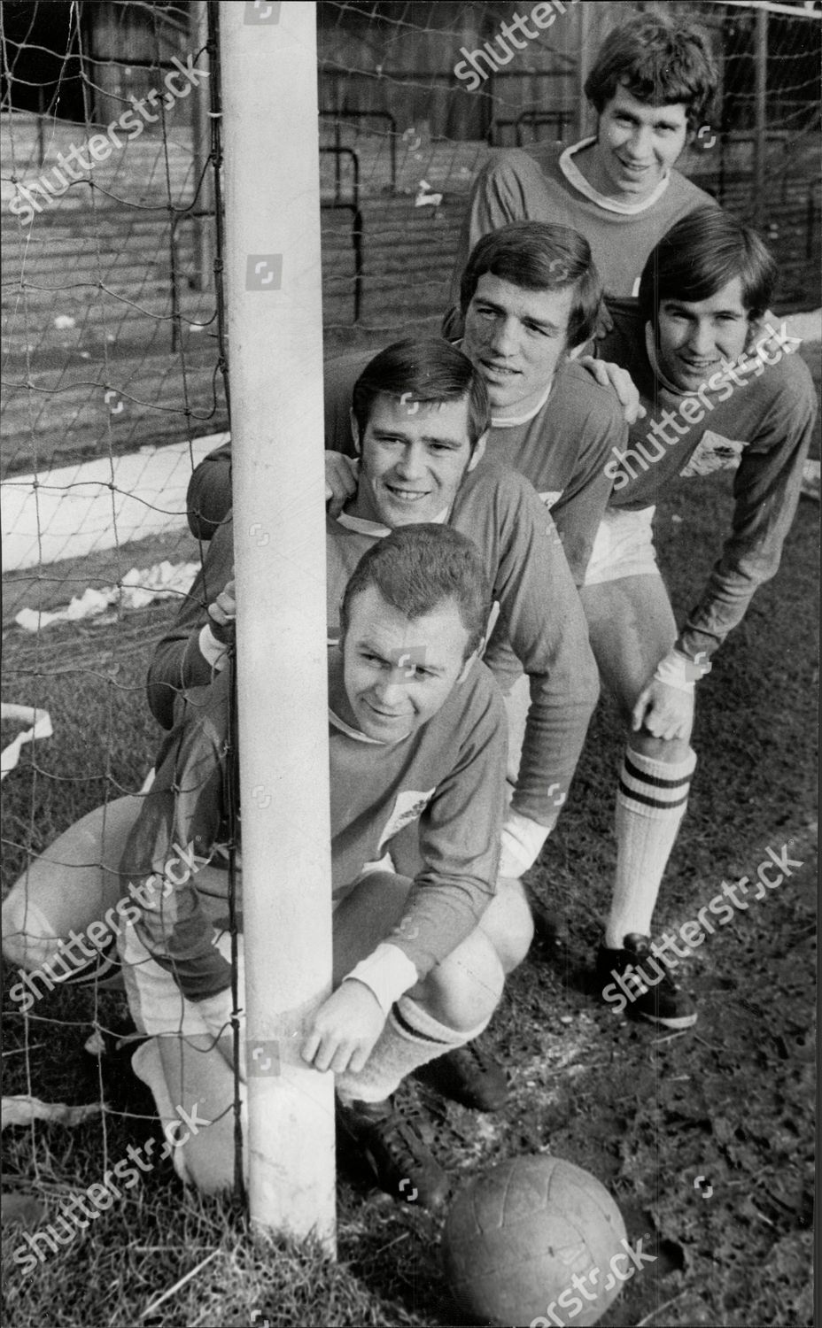 Wrexham Footballers Arfon Griffiths Albert Kinsey Editorial Stock Photo ...