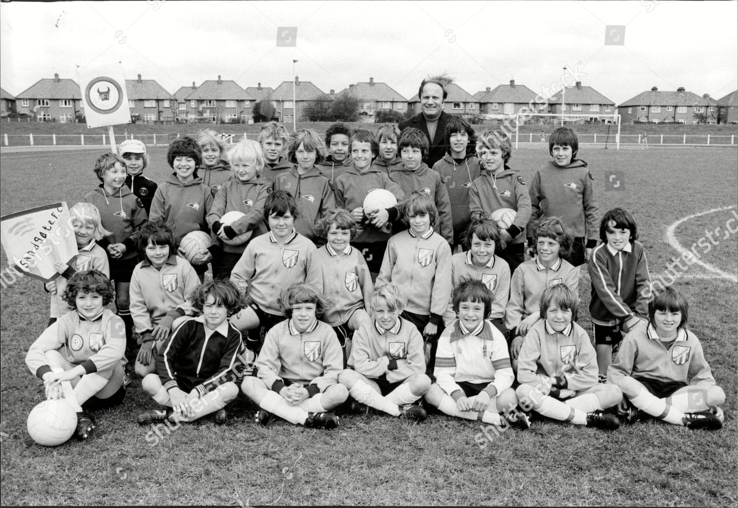 Football Team Groups Sandgate 1977 Won Editorial Stock Photo - Stock ...