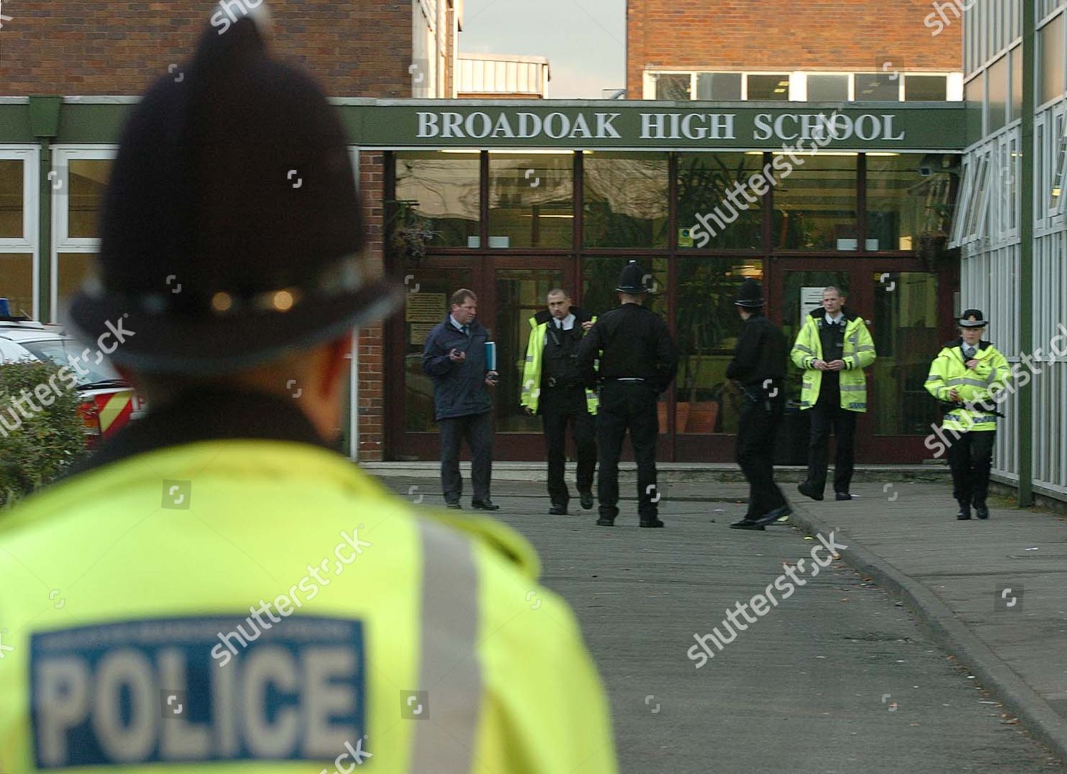 Broadoak High School Partington Manchester Police Editorial Stock Photo ...