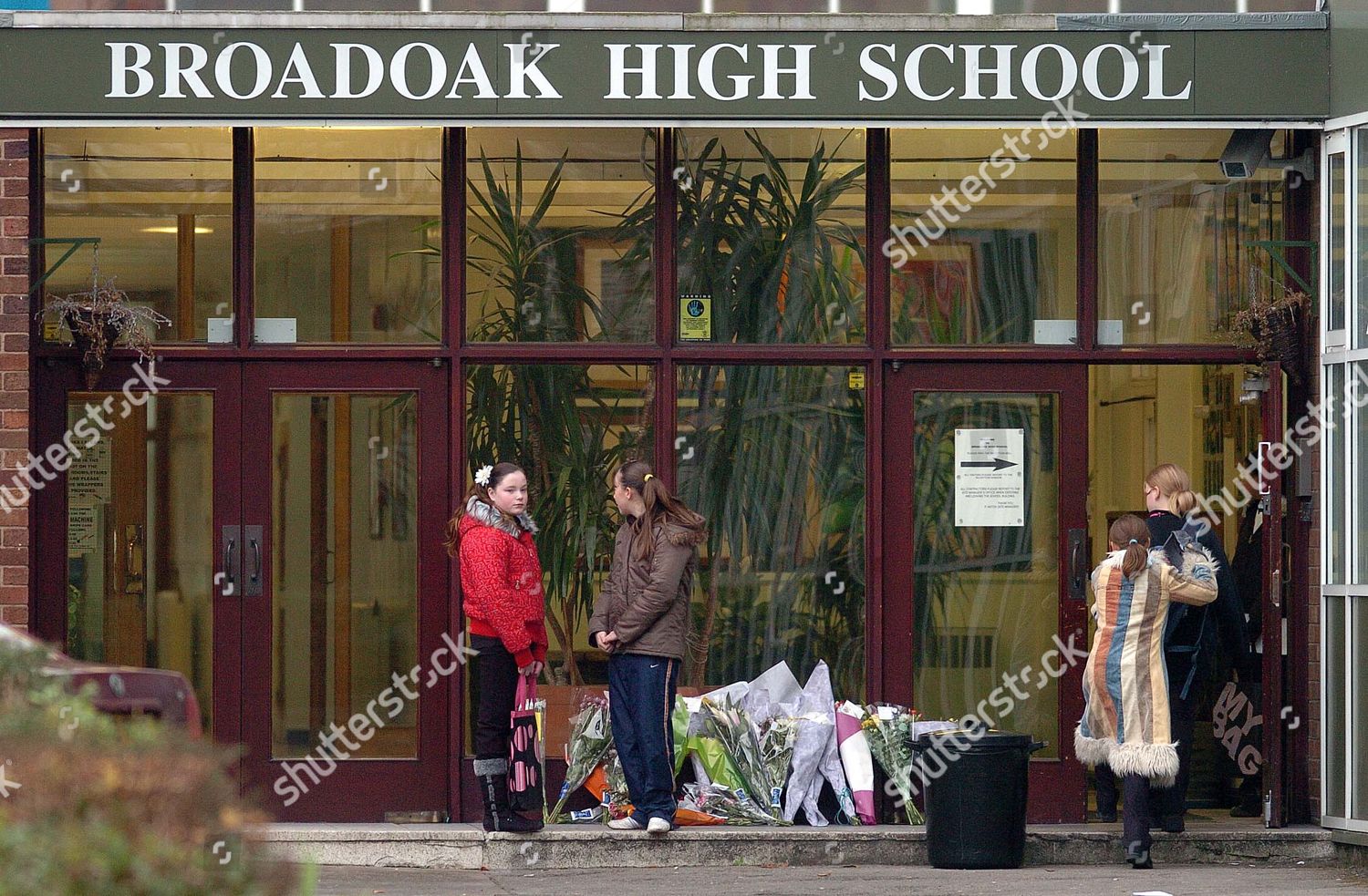 Pupils Return Broadoak High School Partington Editorial Stock Photo ...