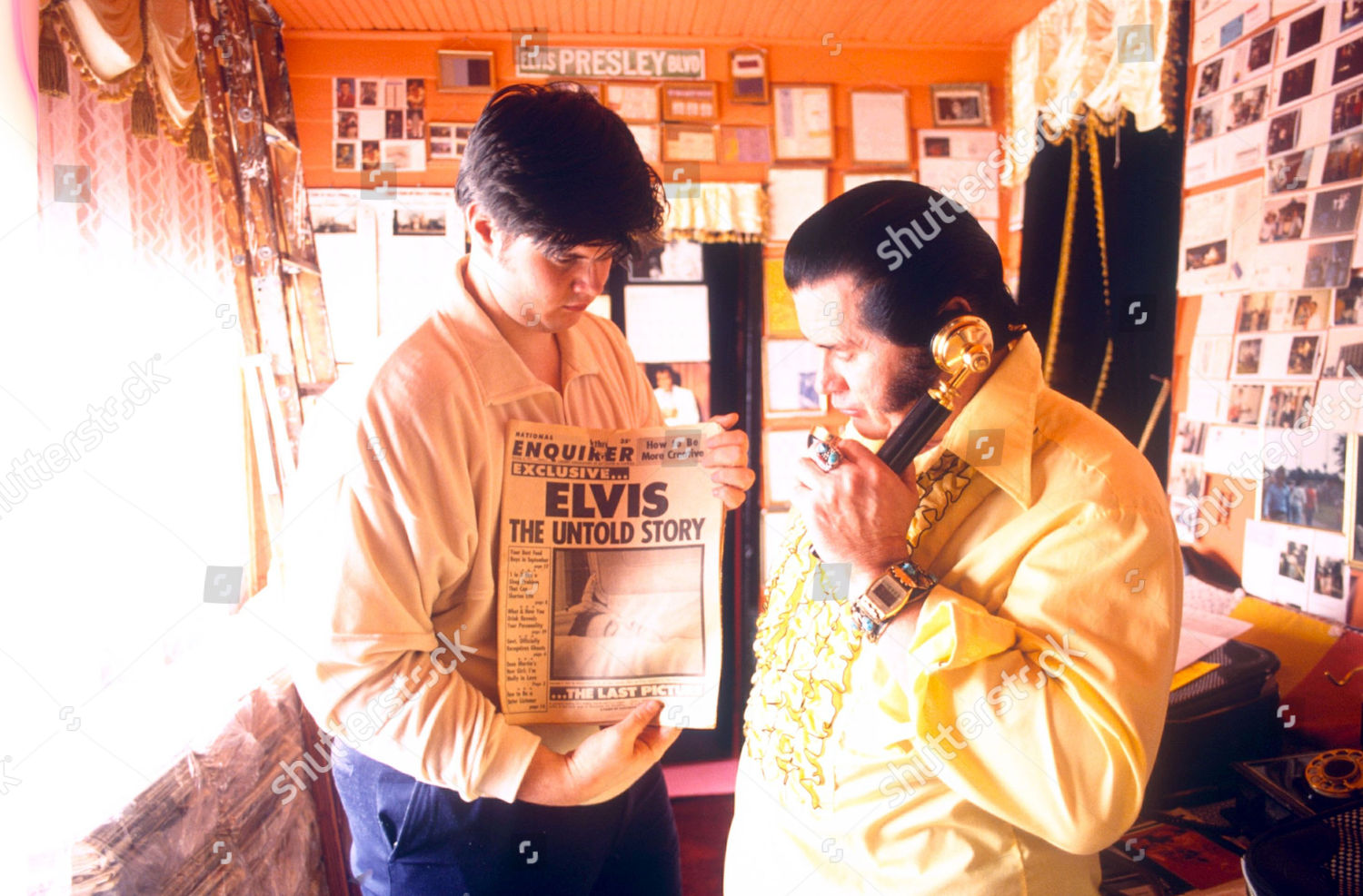 Paul Macleod His 18yearold Son Elvis Editorial Stock Photo - Stock ...