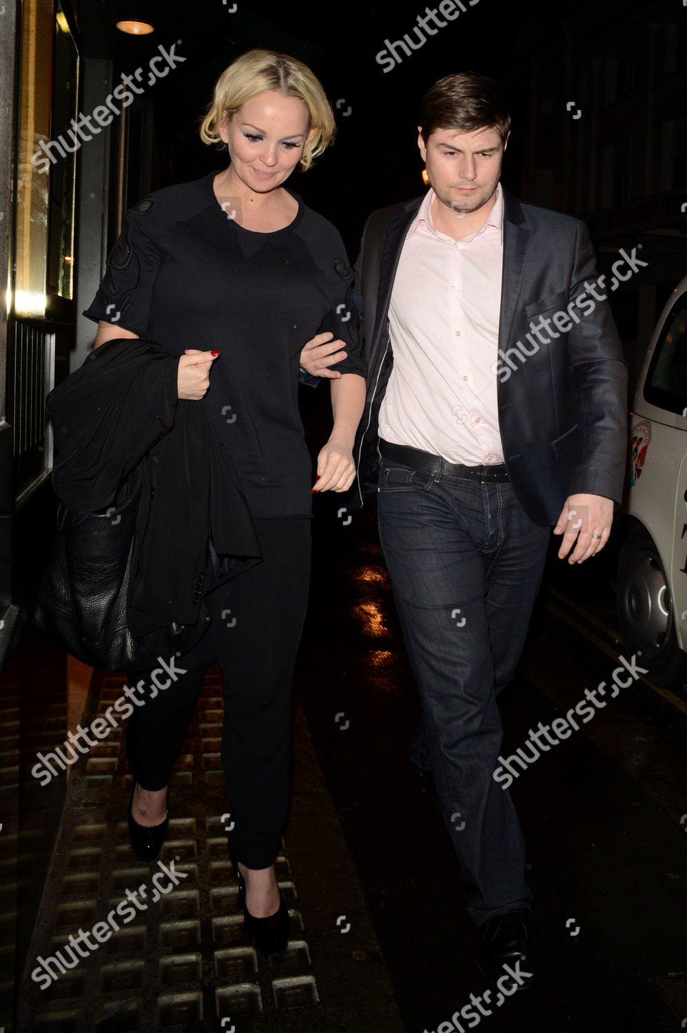 Jennifer Ellison Husband Robbie Tickle Editorial Stock Photo - Stock ...