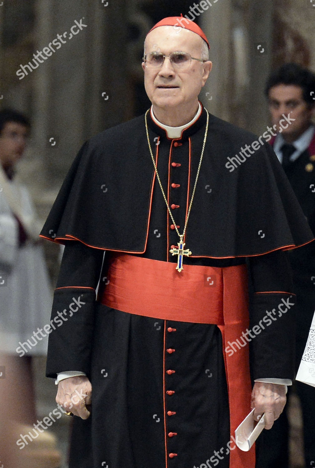 Cardinal Tarcisio Bertone Editorial Stock Photo - Stock Image ...