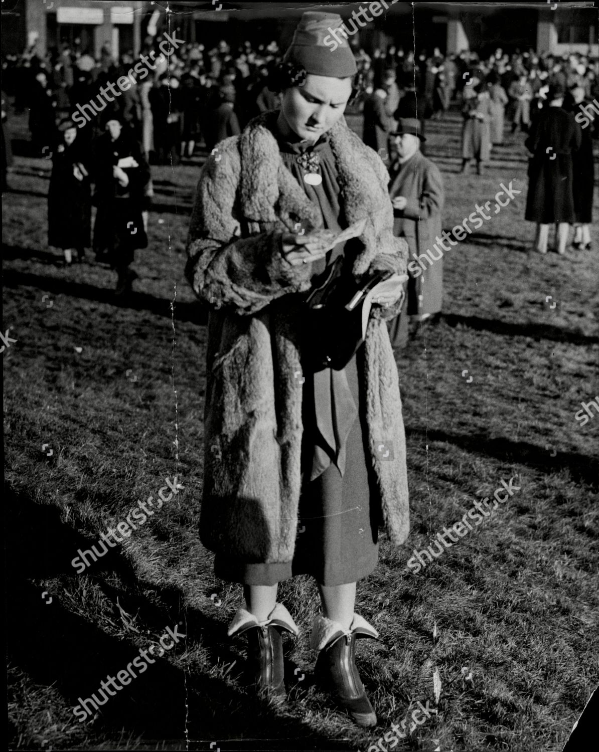 Fashion Women Boots 1937 Woman Paddock Editorial Stock Photo - Stock ...