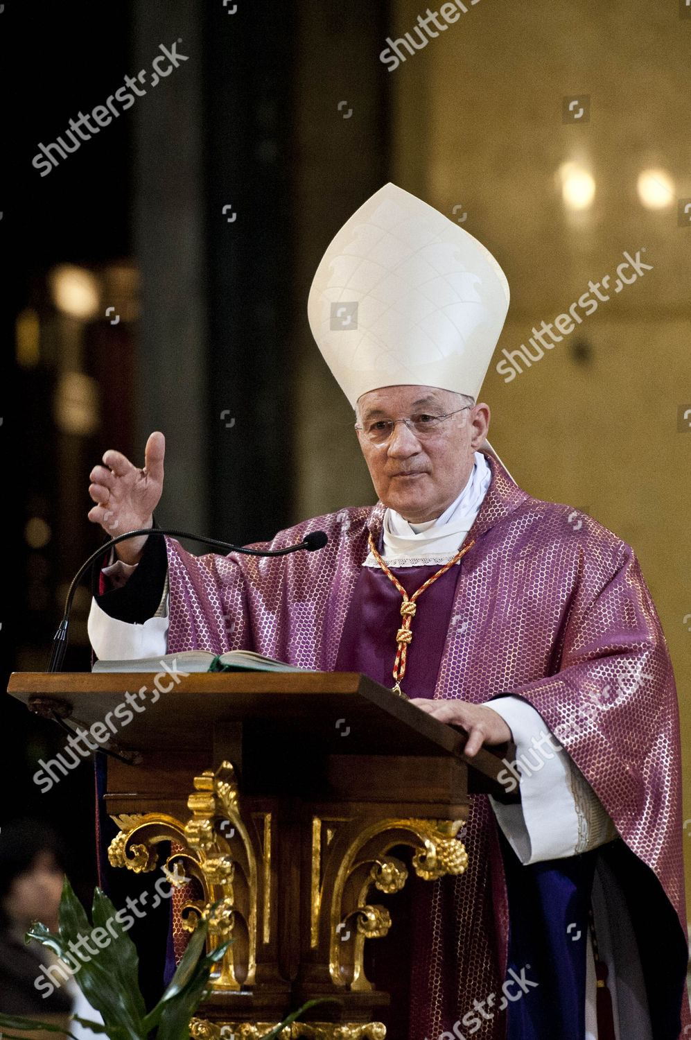 Cardinal Marc Ouellet During Celebration Mass Editorial Stock Photo ...