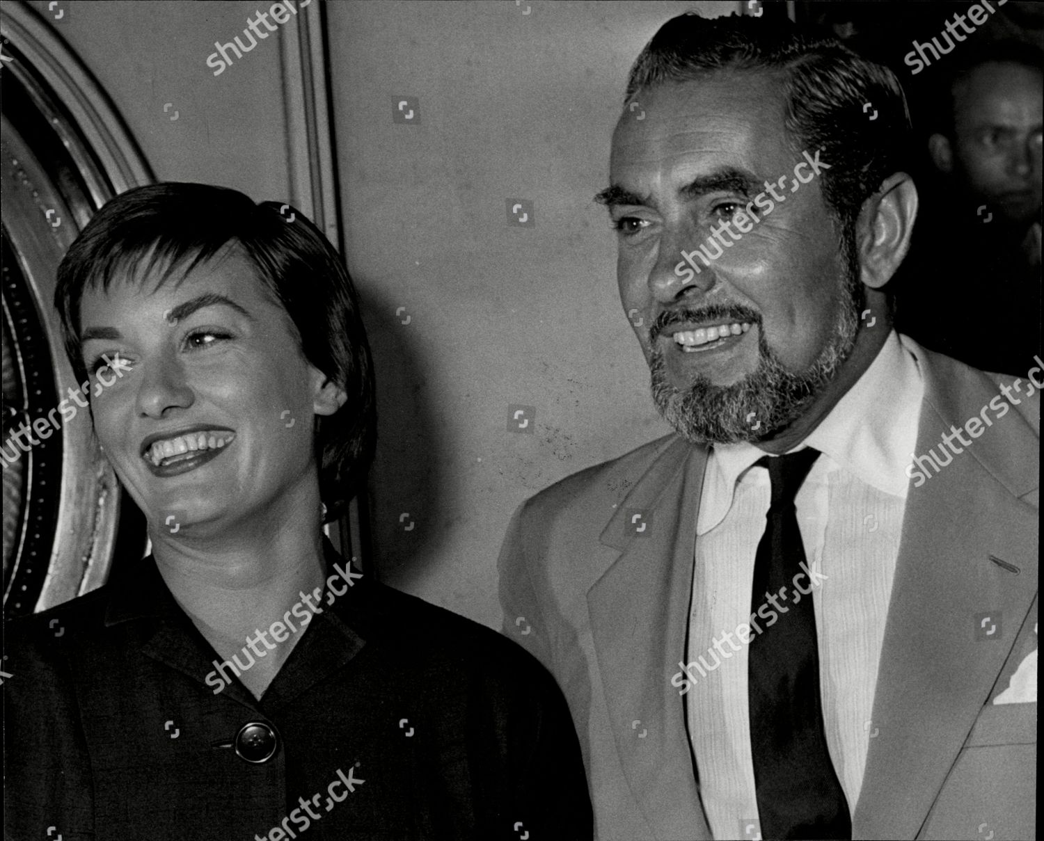 ACTOR TYRONE POWER WIFE ACTRESS DEBORAH Editorial Stock Photo - Stock ...