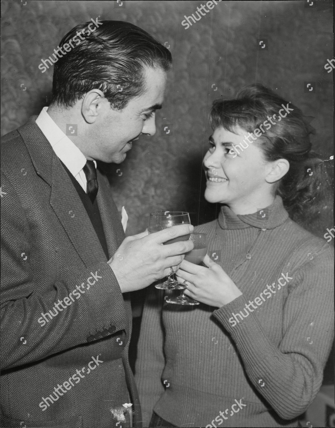 Actor Tyrone Power Actress Dorothy Bromiley Editorial Stock Photo ...