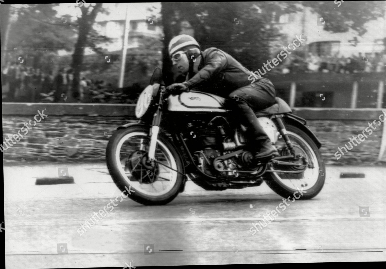Alan Trow Riding On Isle Man Editorial Stock Photo - Stock Image ...