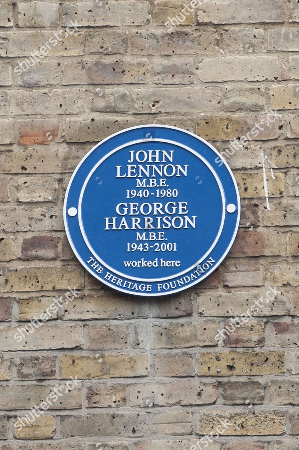 Blue Plaque Honouring Former Beatles John Editorial Stock Photo - Stock ...