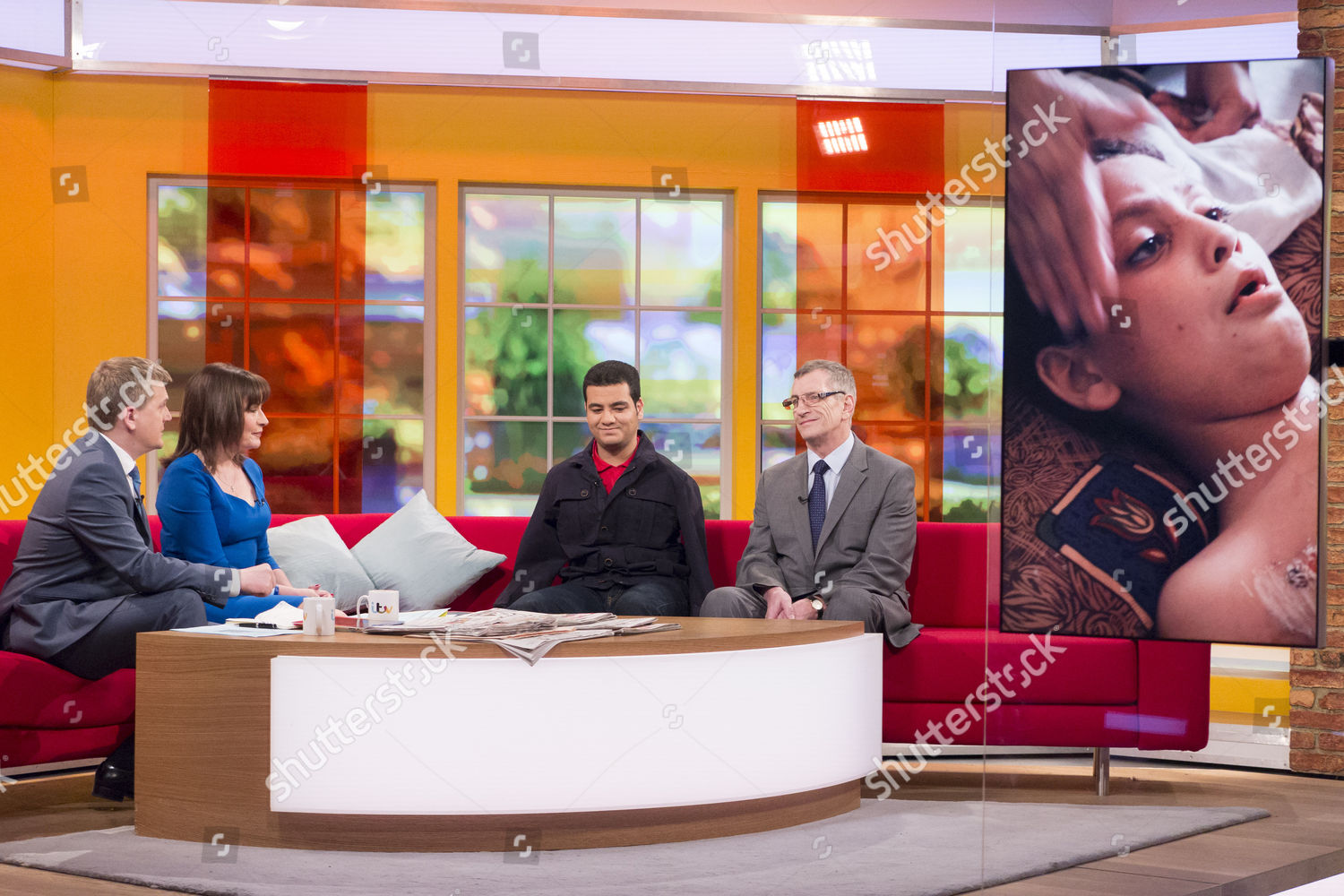 Aled Jones Lorraine Kelly Ali Abbas Editorial Stock Photo - Stock Image ...
