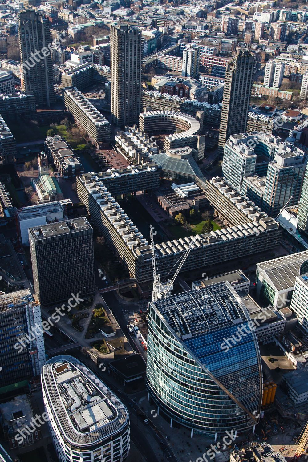Aerial View Barbican Complex London England Editorial Stock Photo ...