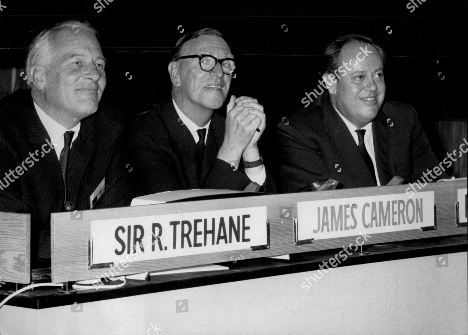 Lr Sir Richard Trehane James Cameron Editorial Stock Photo - Stock ...