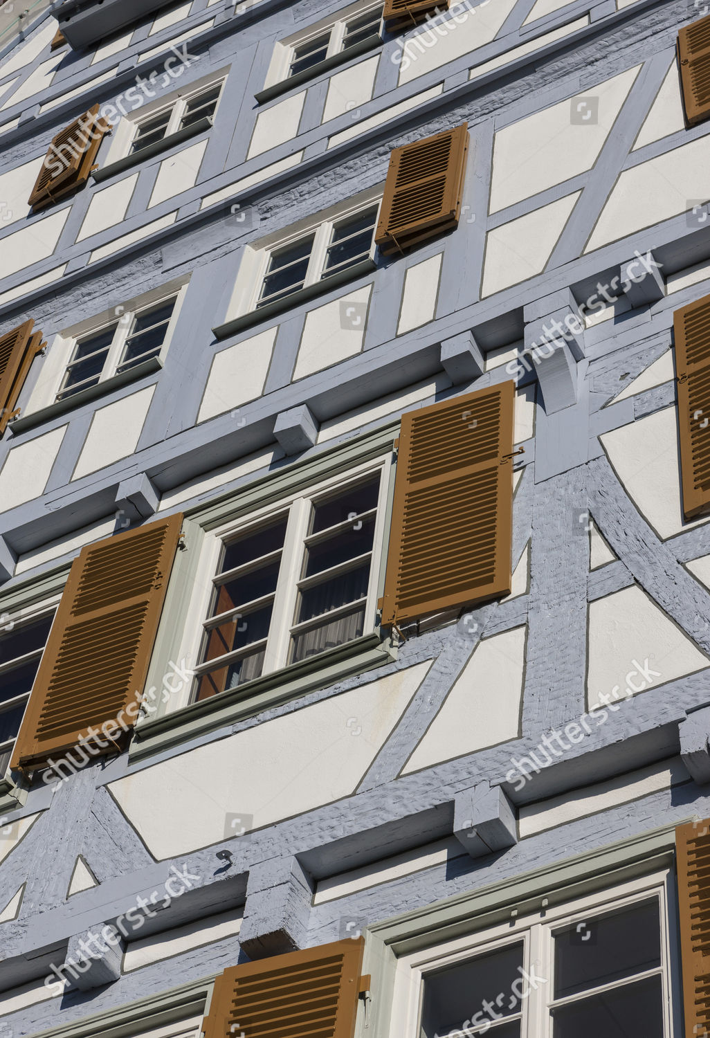 Faccade Halftimbered House Herrenberg Badenwuerttemberg Germany ...