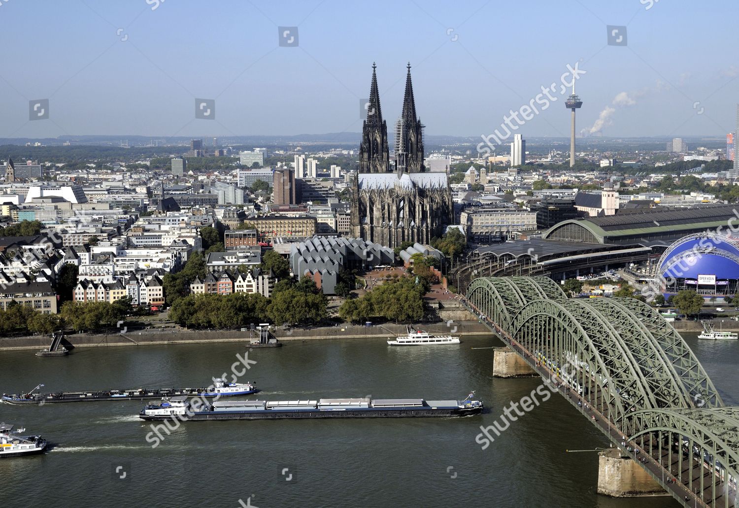 Cologne Cathedral Deutz Bridge Telecommunications Tower Editorial Stock ...
