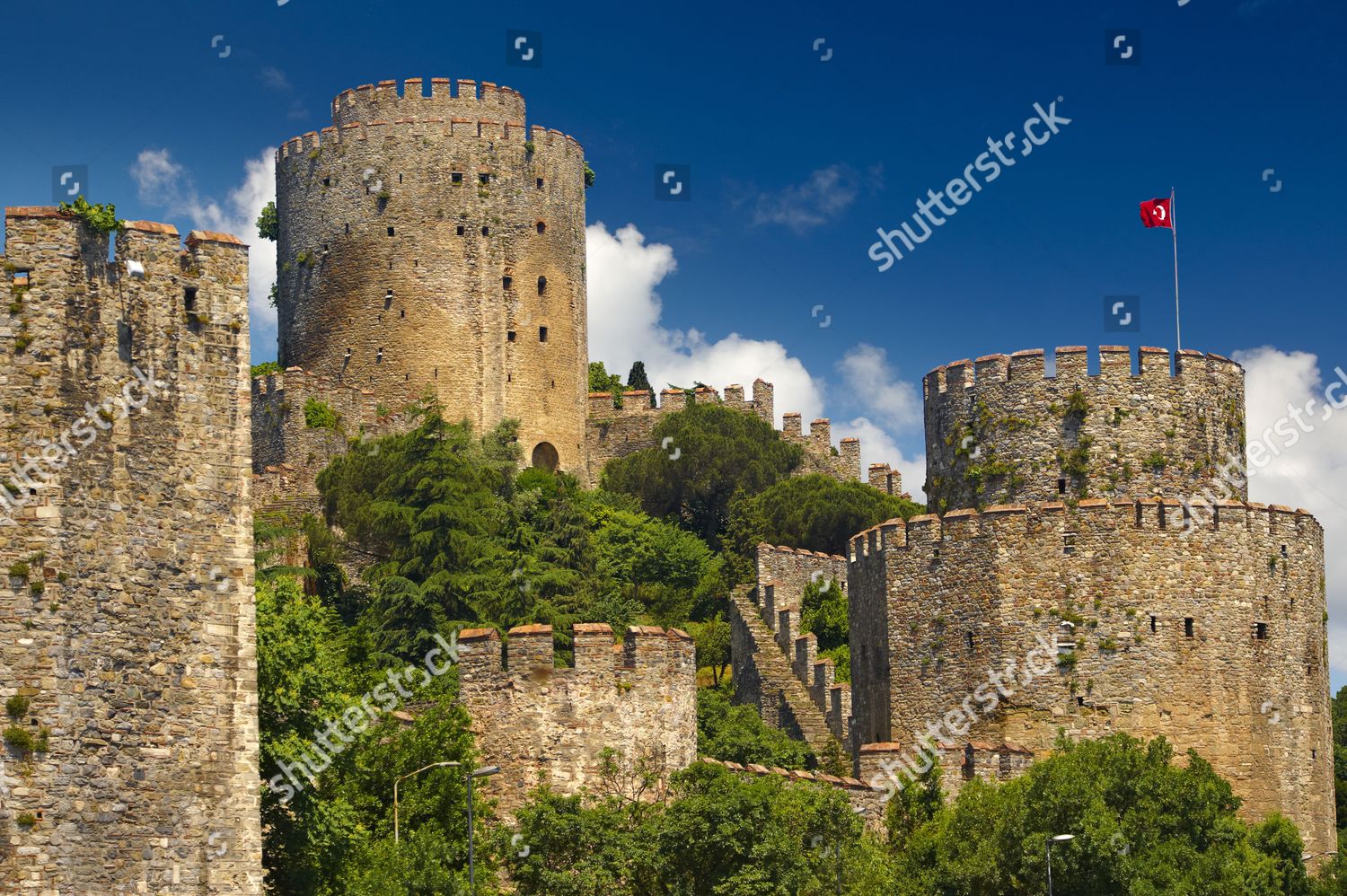 Rumelihisar Rumelian Castle On Banks Bosphorus Editorial Stock Photo ...