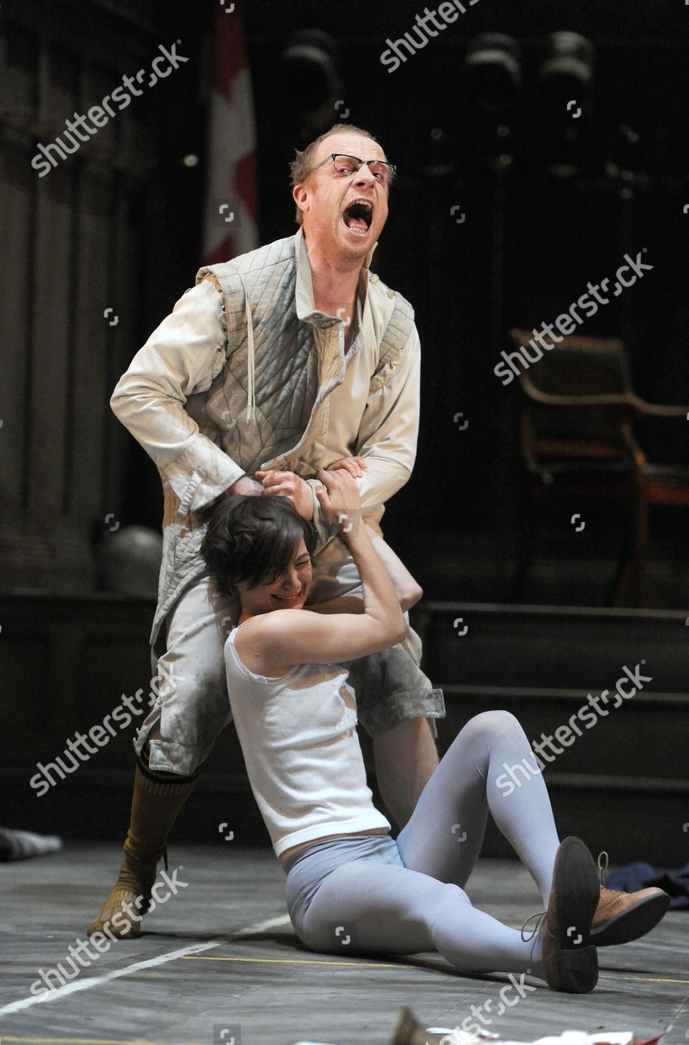 Jonathan Slinger Hamlet Pippa Nixon Ophelia Editorial Stock Photo ...