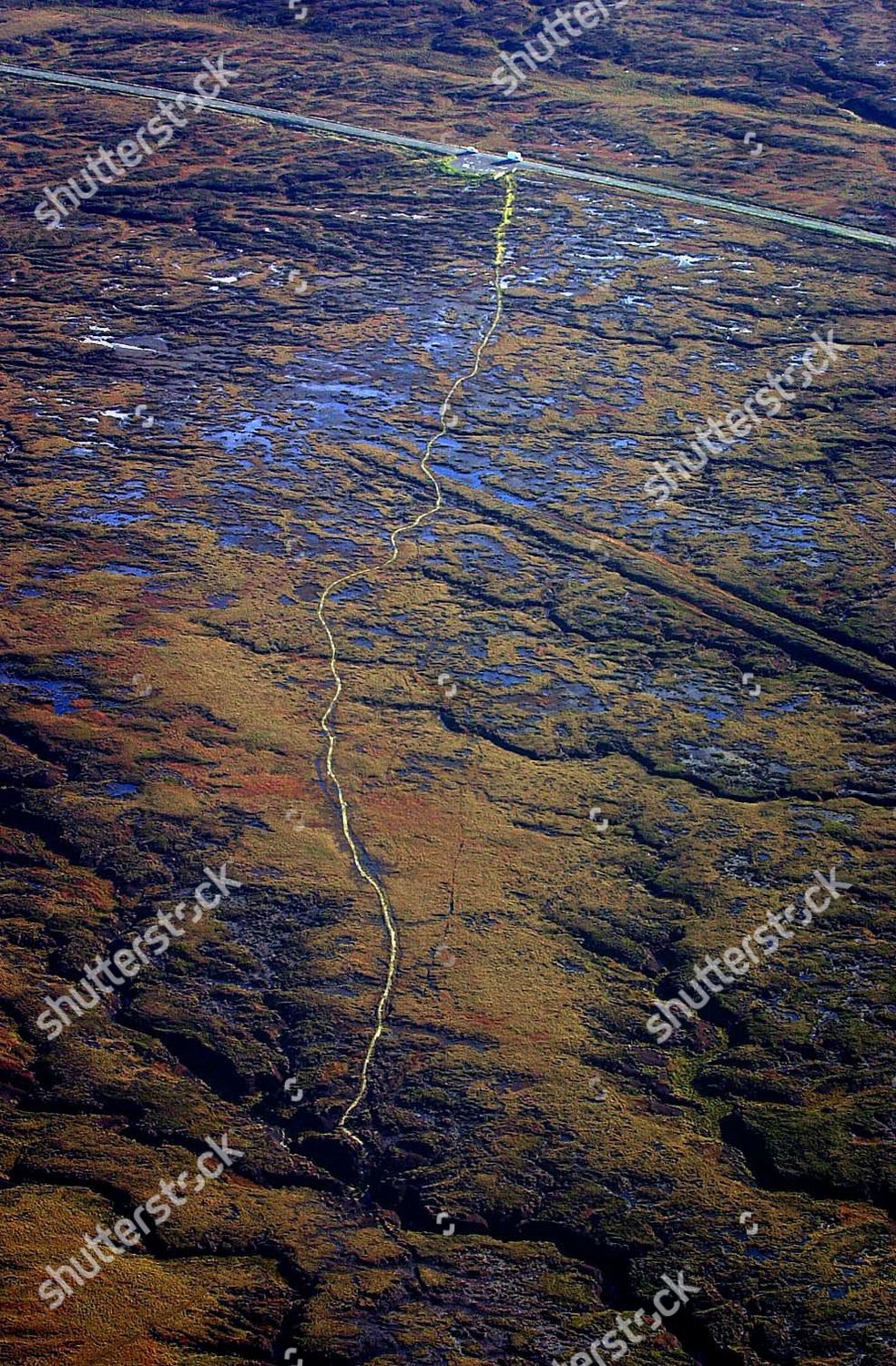 Aerial View Saddleworth Moor North East Editorial Stock Photo - Stock ...