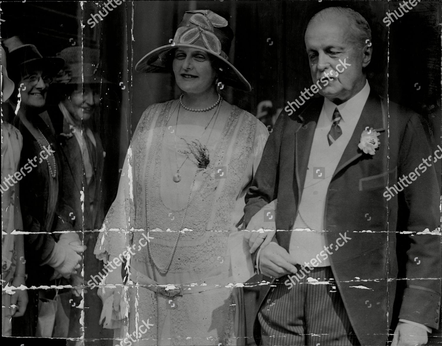 Wedding 4th Earl Howe Richard Curzon Editorial Stock Photo - Stock ...