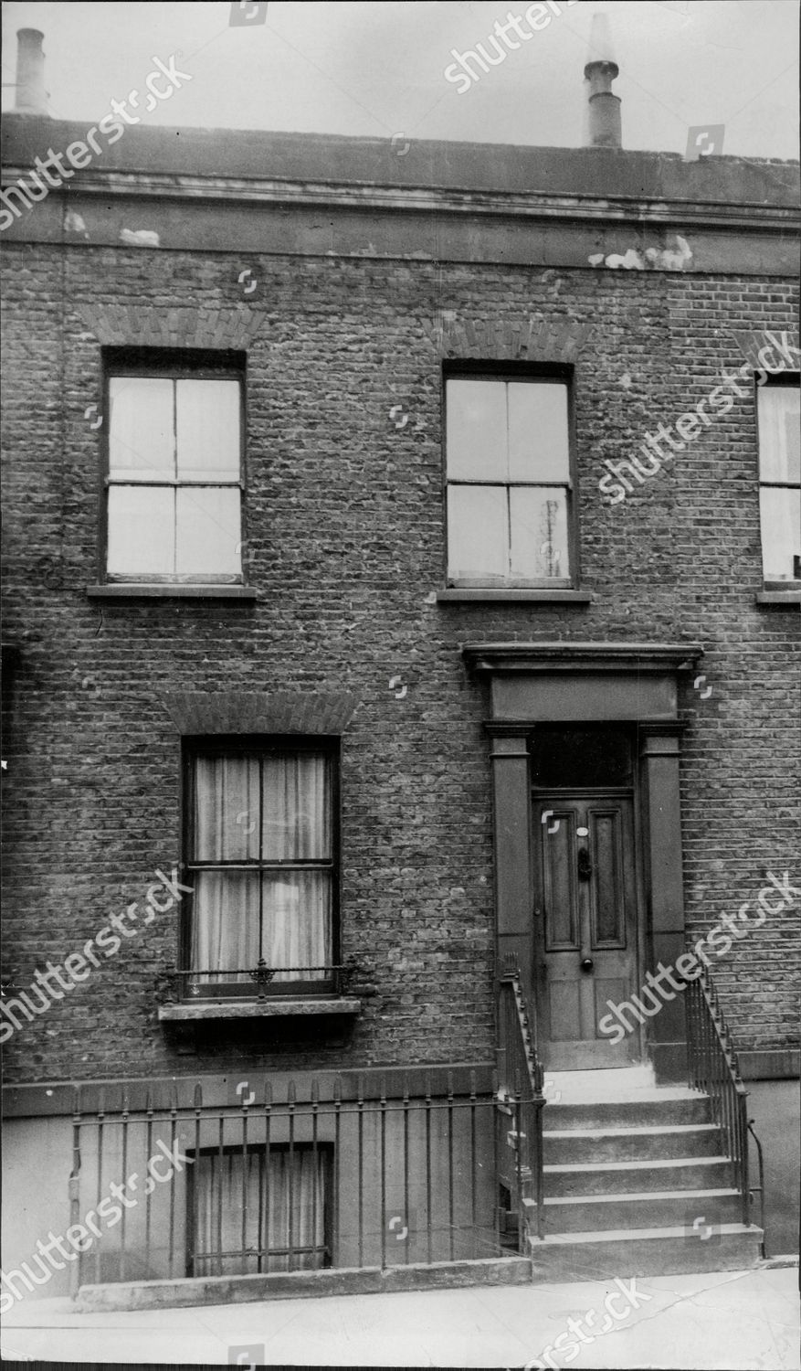 Terraced House Mitchison Road Islington Editorial Stock Photo - Stock ...