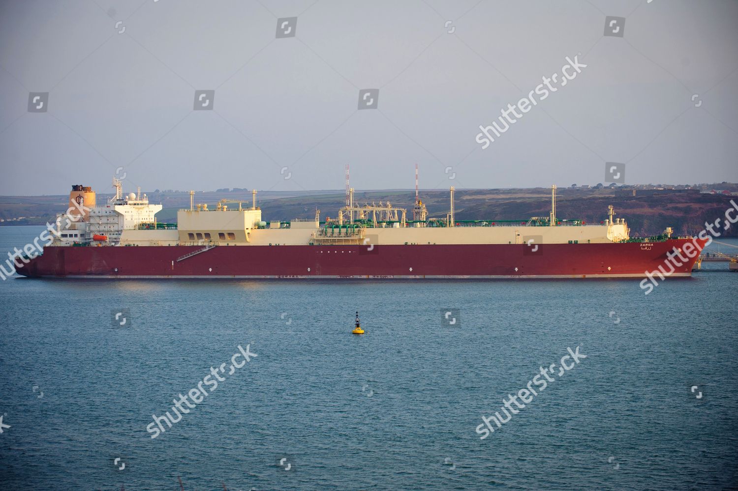 Lng Carrier Zarga Docked South Hook Editorial Stock Photo - Stock Image ...