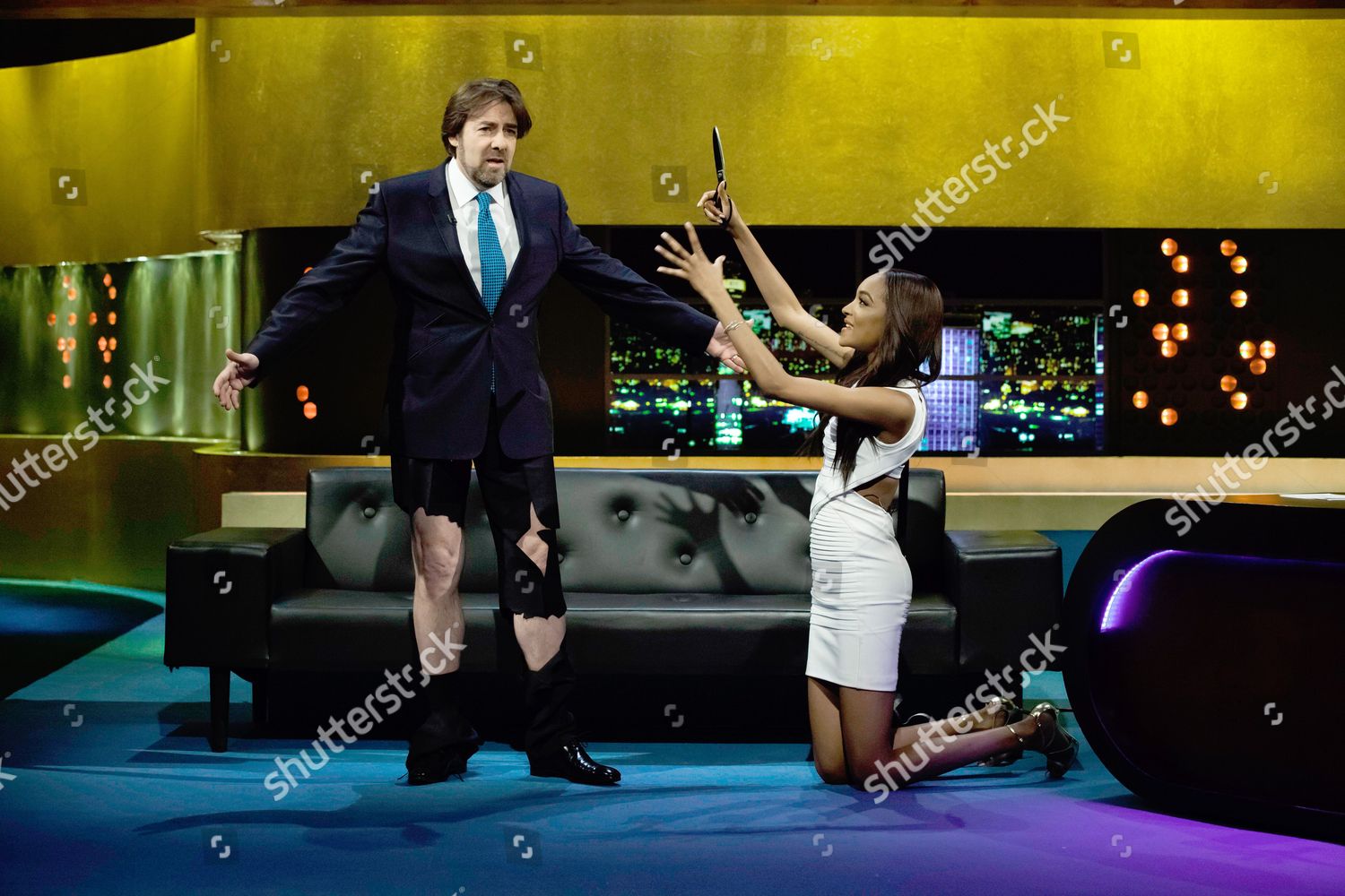 Jonathan Ross Jourdan Dunn Editorial Stock Photo - Stock Image ...