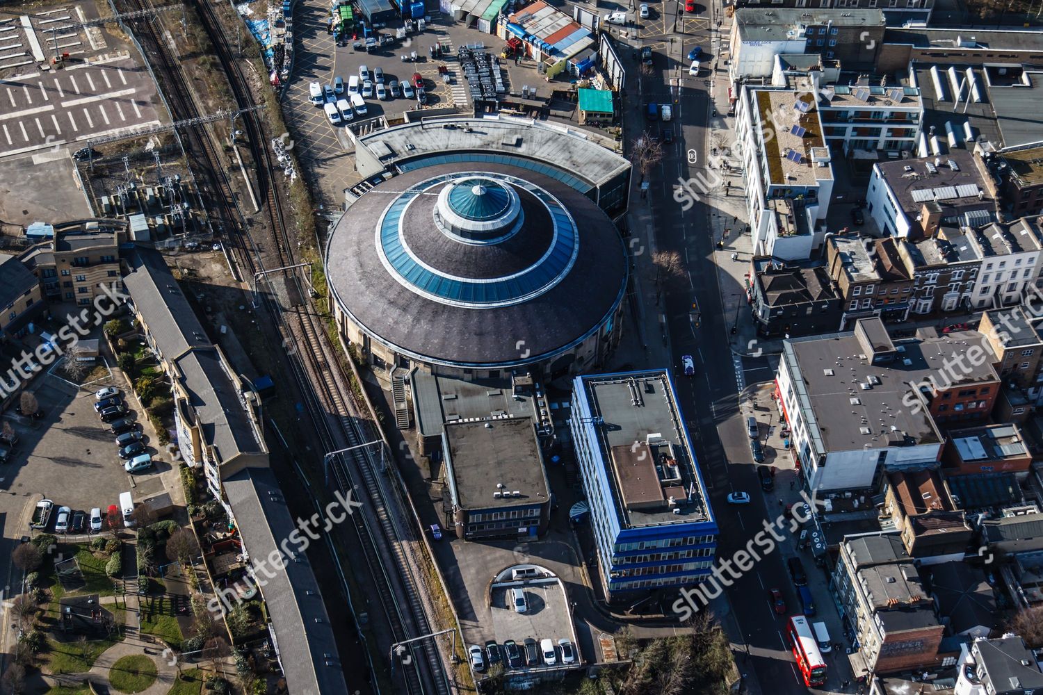 Aerial View Roundhouse Chalk Farm London Editorial Stock Photo - Stock ...