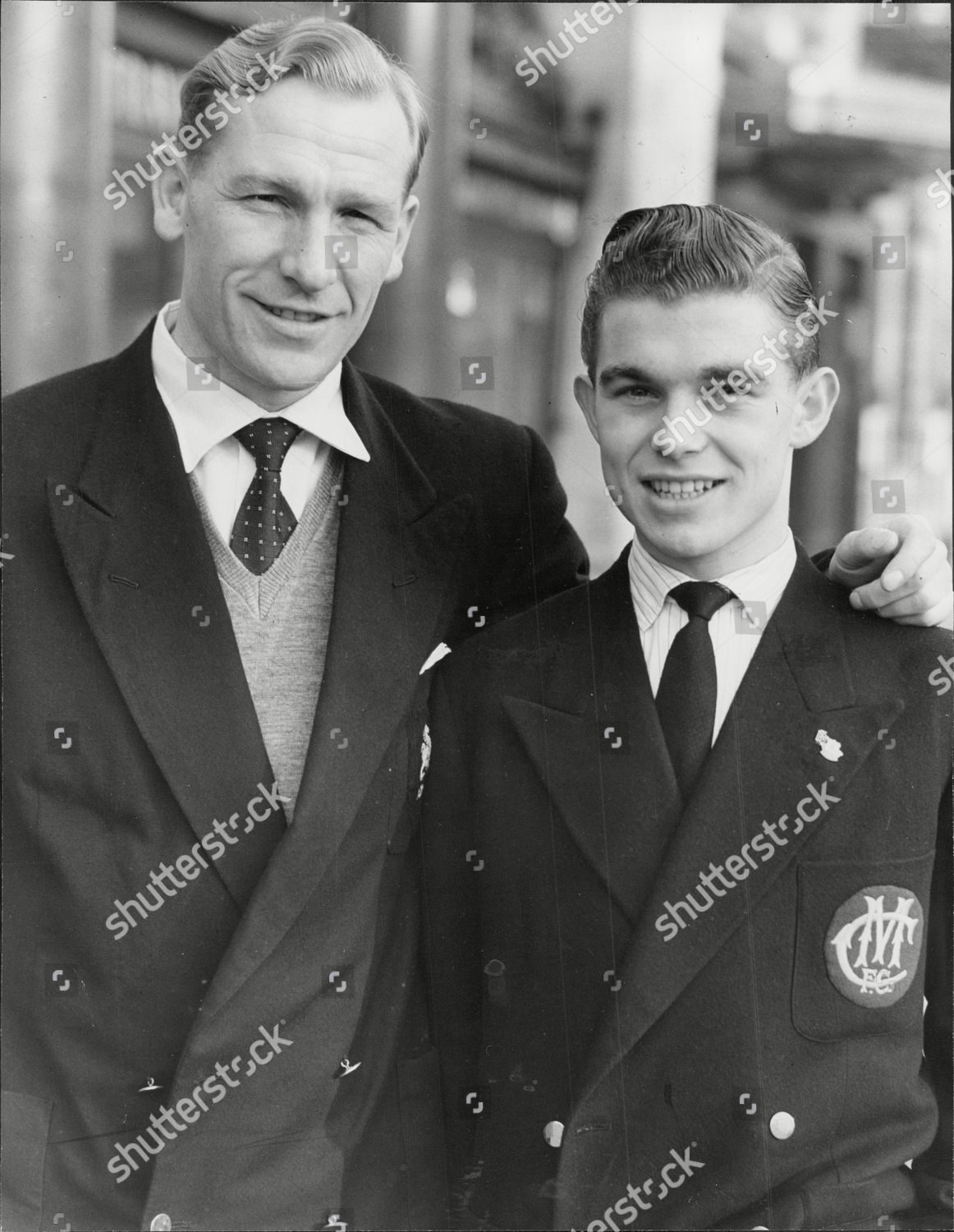 Footballer Bert Trautmann Manchester City Goalkeeper Editorial Stock ...