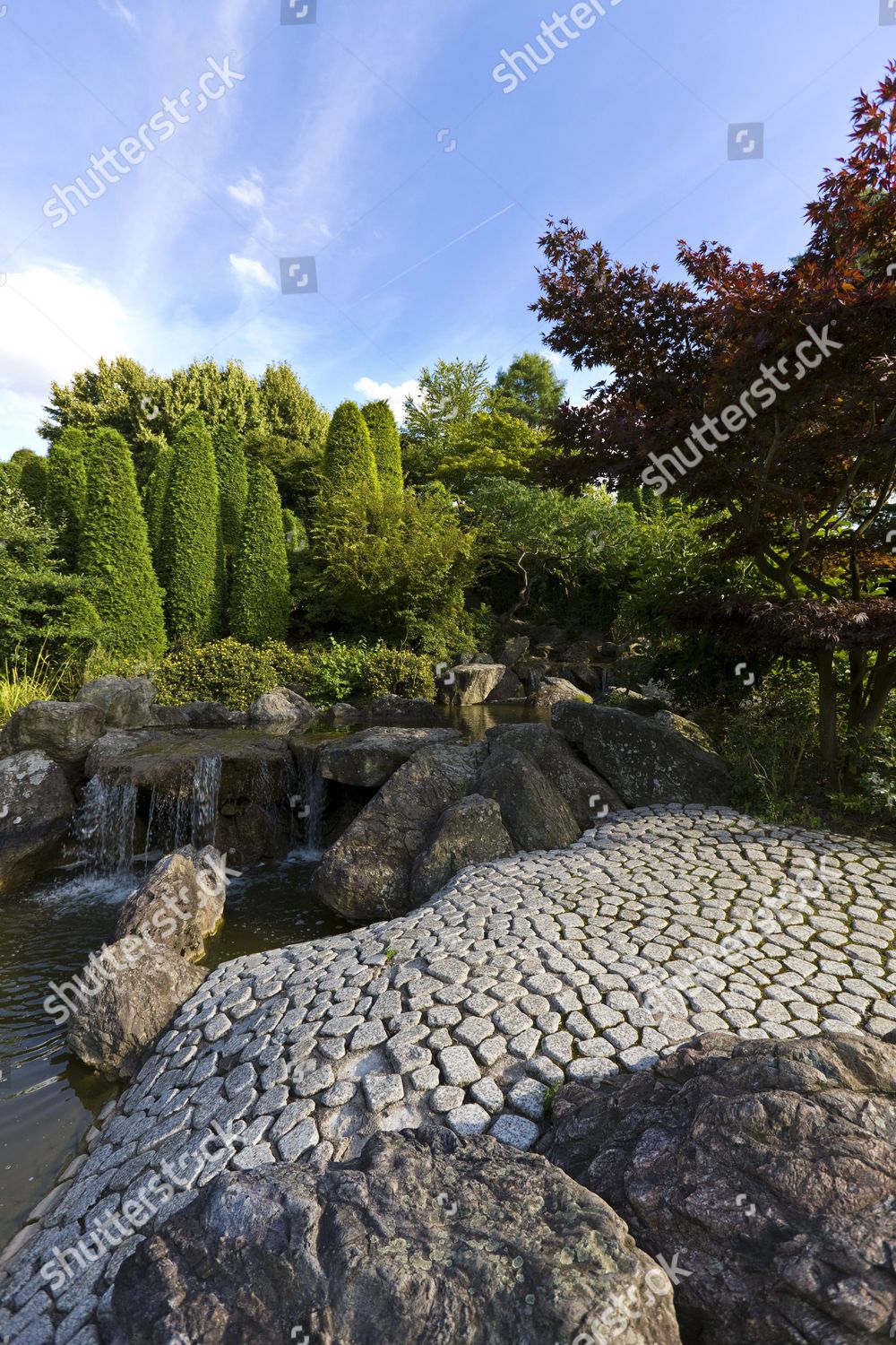 Japanese Garden Rheinaue Leisure Park Bonn Editorial Stock Photo ...