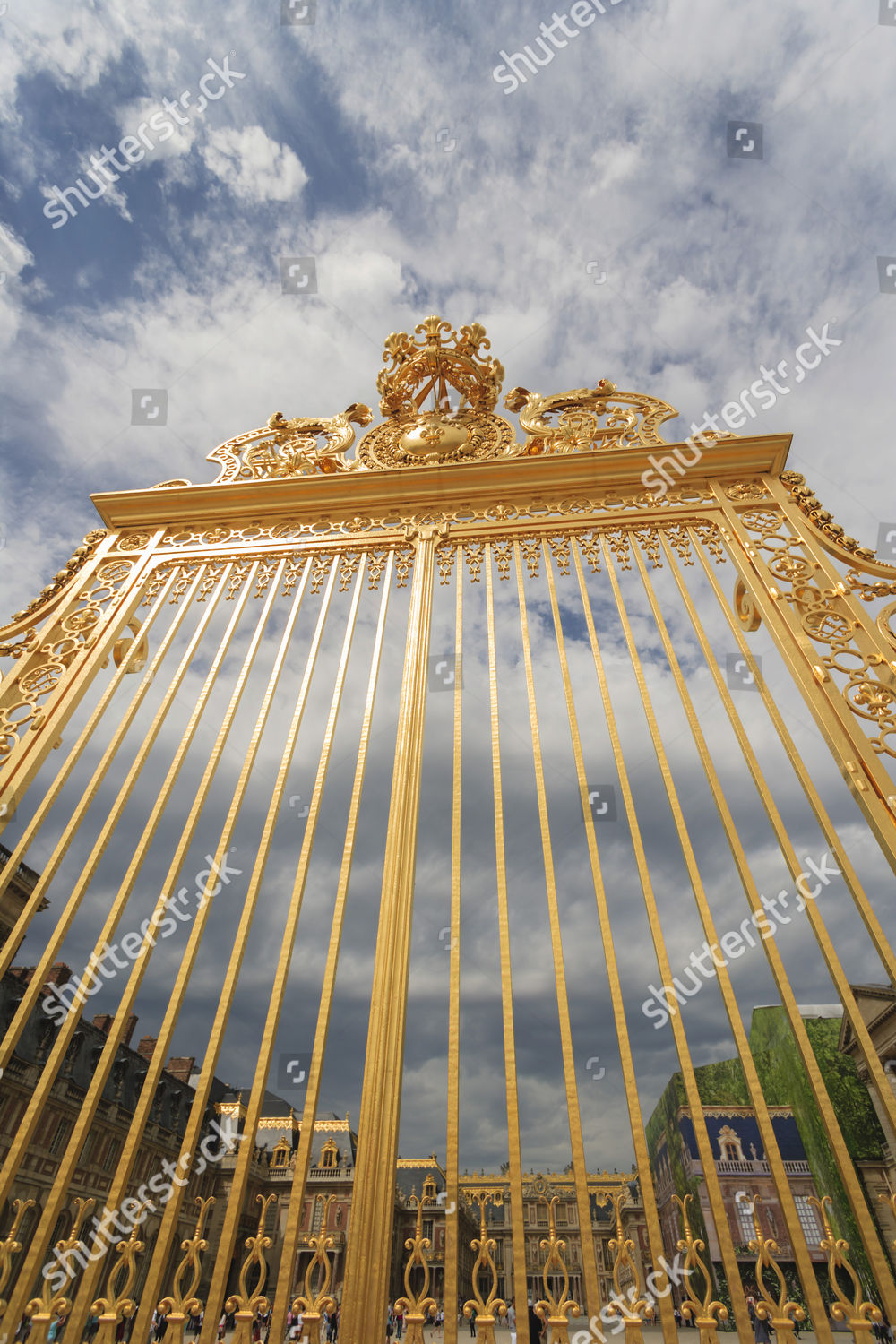 Gate Chateau De Versailles Palace Versailles Editorial Stock Photo ...