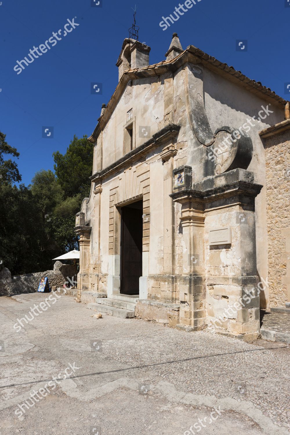Church Esglesia Del Calvari Calvary Pollenca Editorial Stock Photo ...