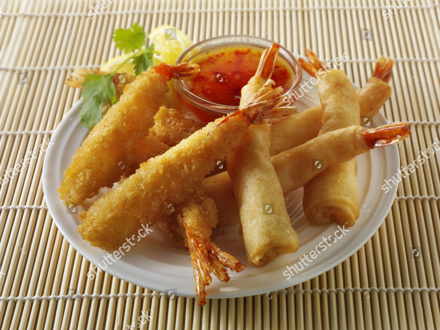 Oriental Selection Bread Coated Battered Prawns Editorial Stock Photo ...