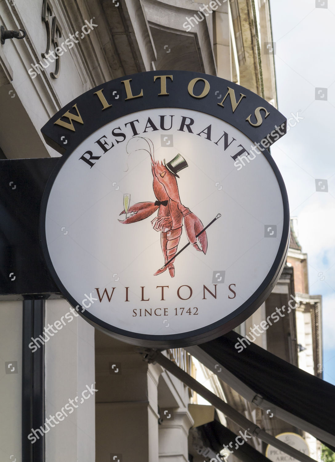 Wiltons Restaurant Sign Jermyn Street London Editorial Stock Photo ...