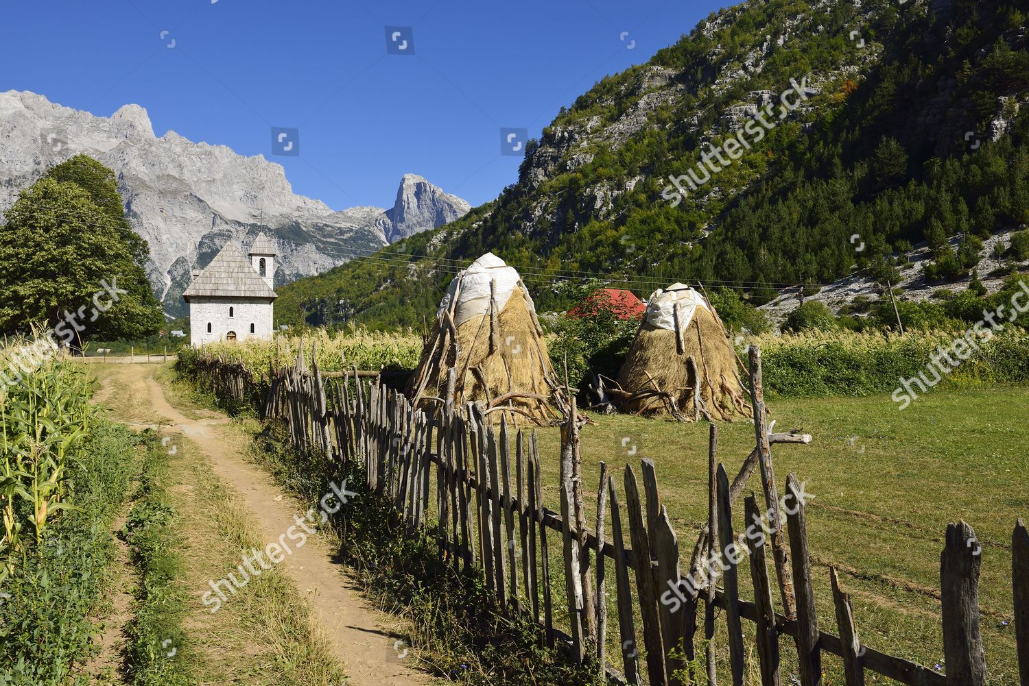 Theth Thethi Valley Theth National Park Editorial Stock Photo - Stock ...