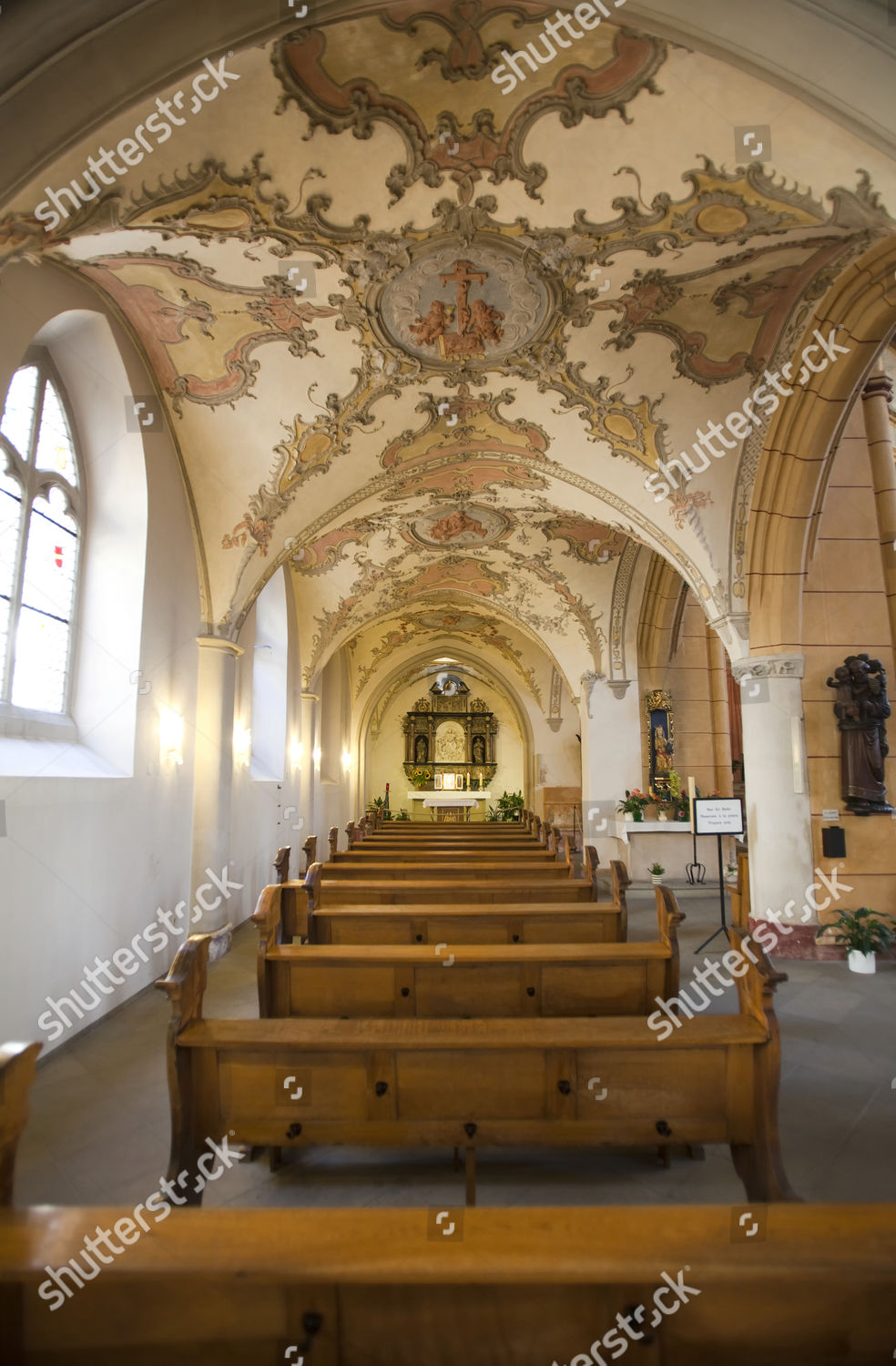 Late Gothic Side Aisle Church St Editorial Stock Photo - Stock Image ...