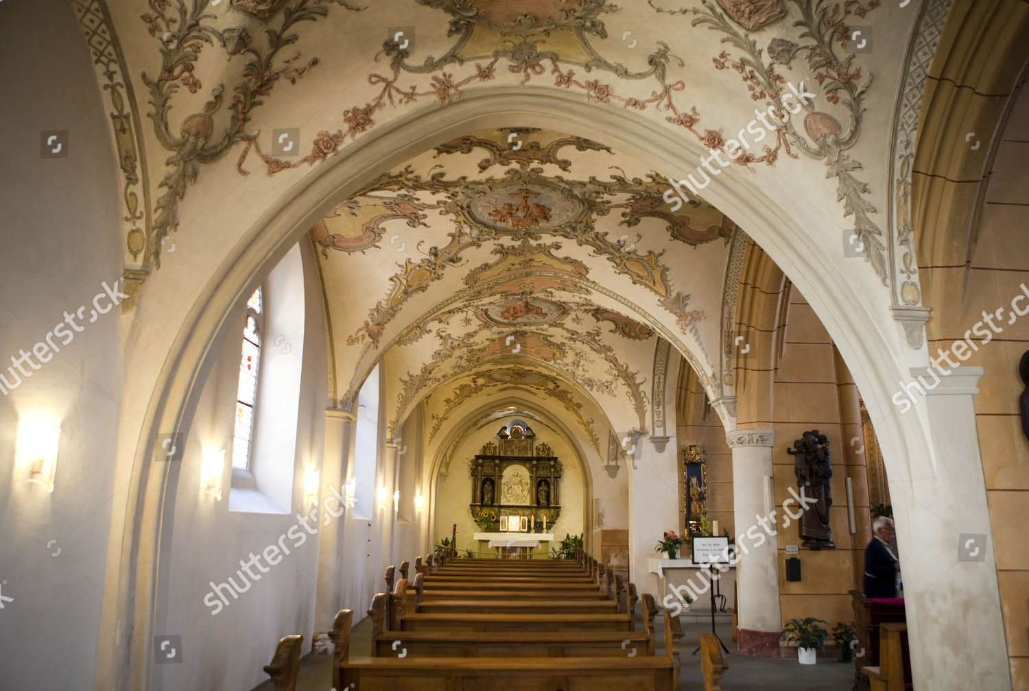 Late Gothic Side Aisle Church St Editorial Stock Photo - Stock Image ...